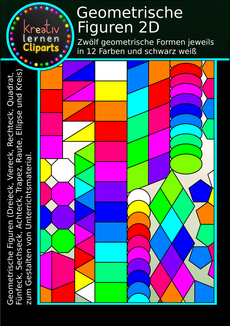 Geometrische Formen Bild Dateien gratis – Kreativ Lernen