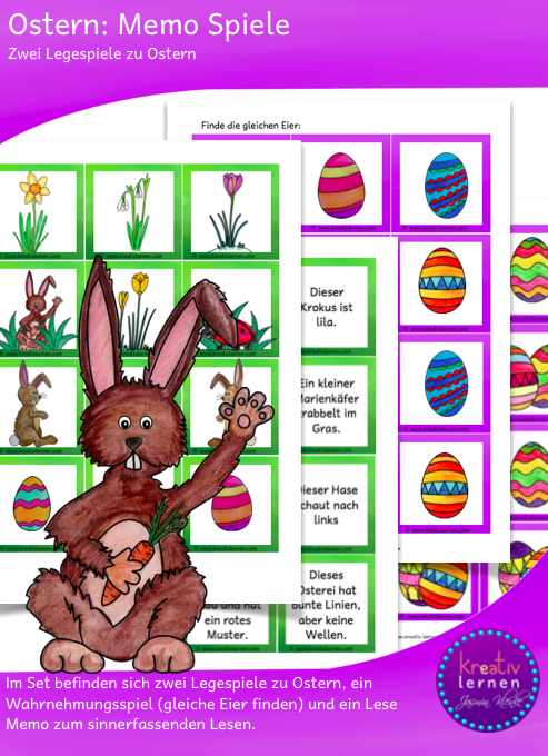 Oster Memo Spiele – Kreativ Lernen