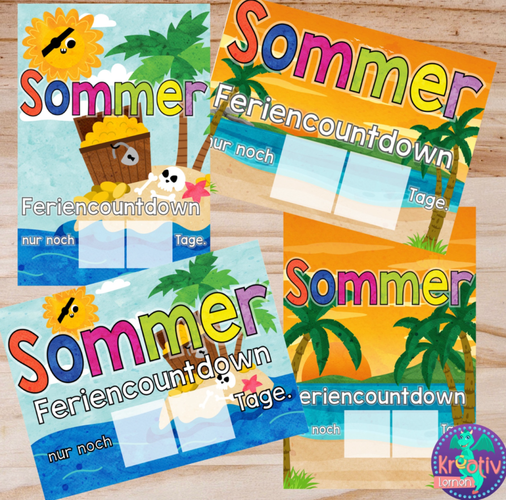 Sommerferien Countdown – Kreativ Lernen