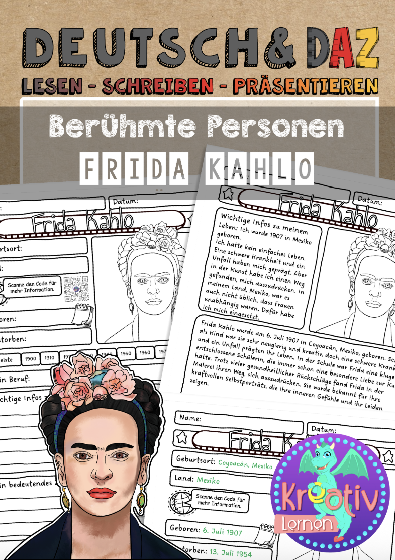 Warum Kunstlehrer in der Grundschule Frida Kahlo unterrichten sollten ...